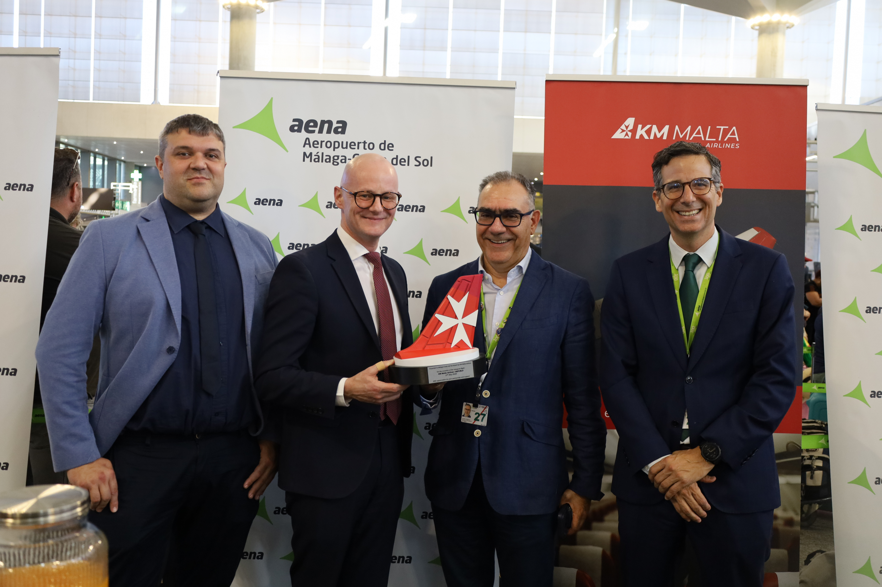 KM Malta Airlines celebrates inaugural flight to Málaga