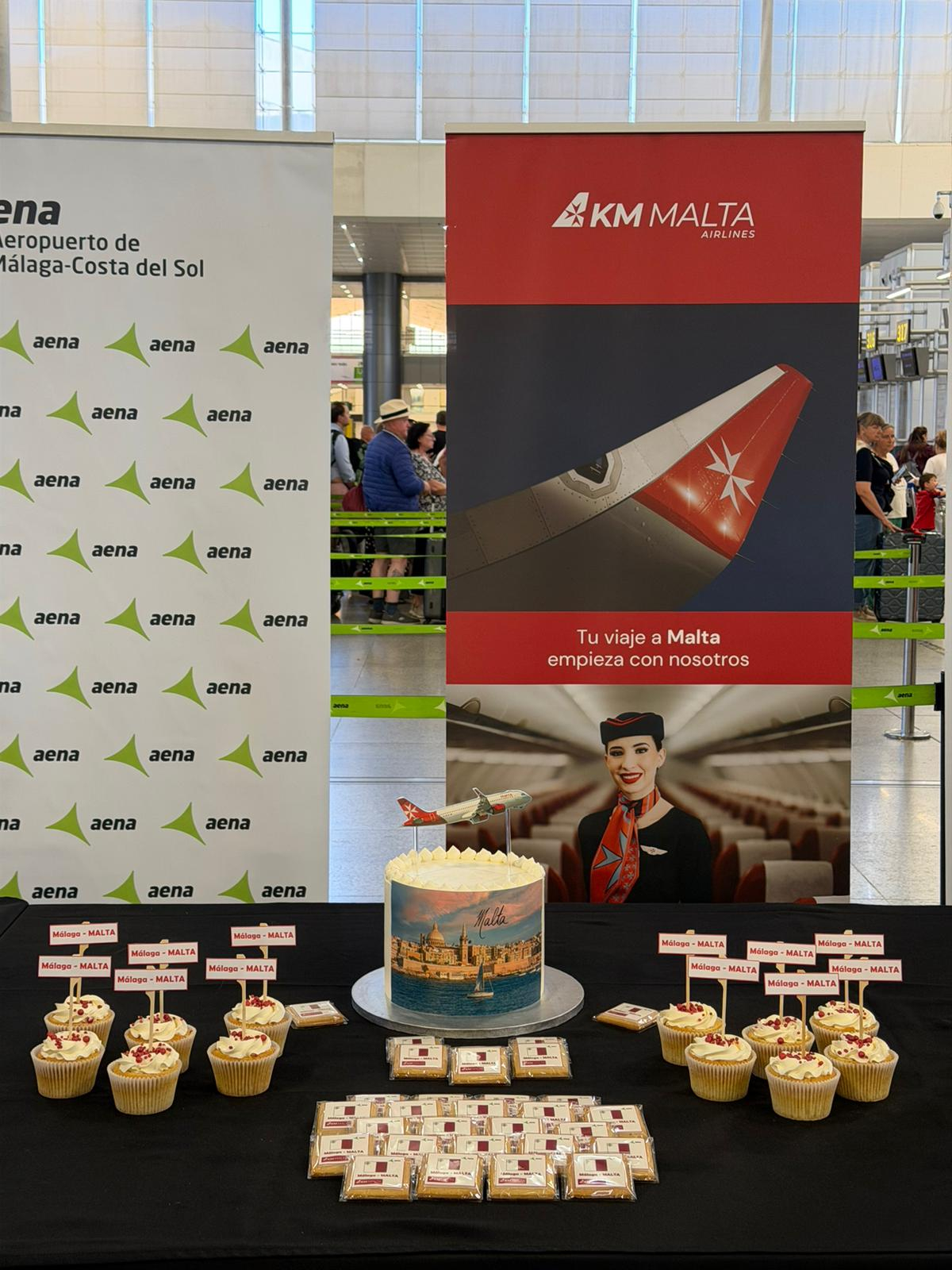 KM Malta Airlines celebrates inaugural flight to Málaga