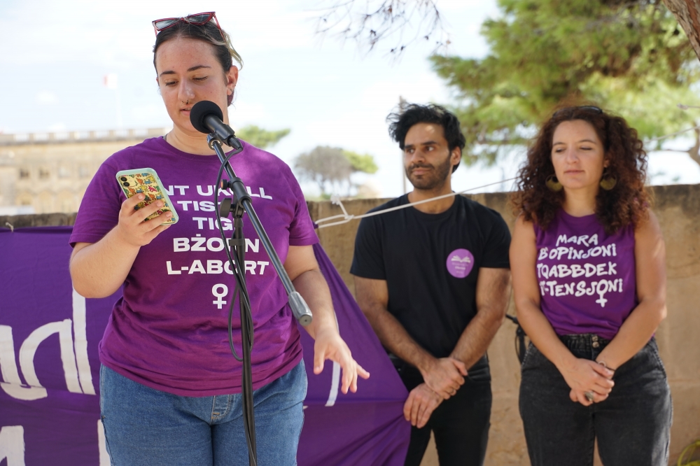 'This is power': Hundreds rally to legalise abortion in Malta