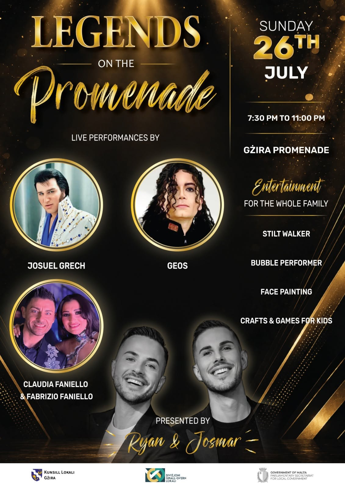 Live music and family entertainment at Gżira promenade this July