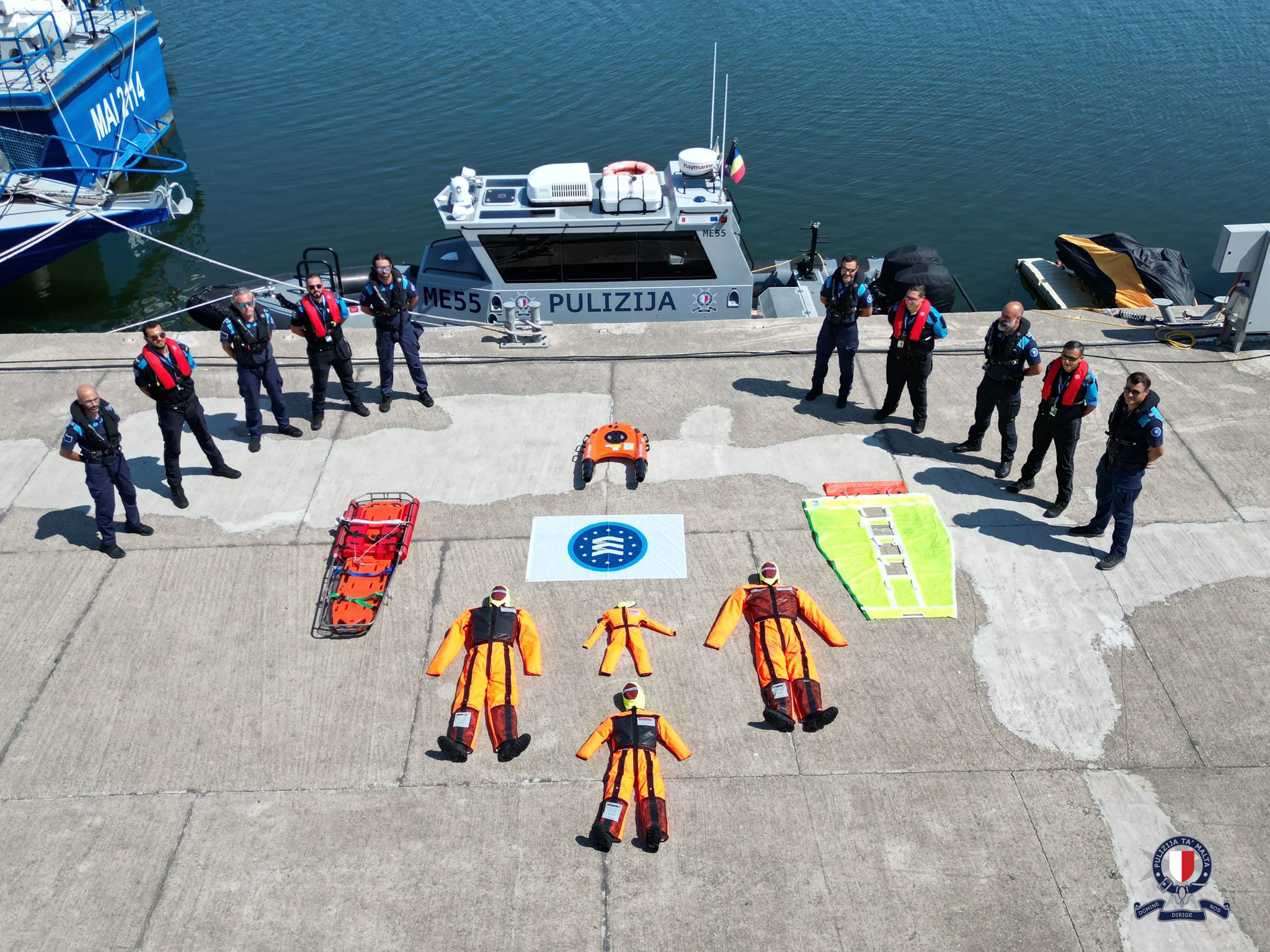 Four Maltese police officers participating in Frontex-led maritime ...
