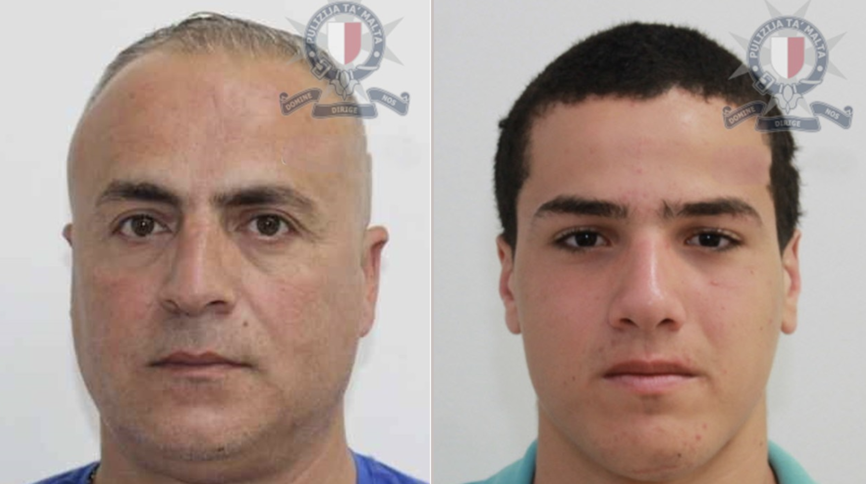 Police searching for two men over pending court case