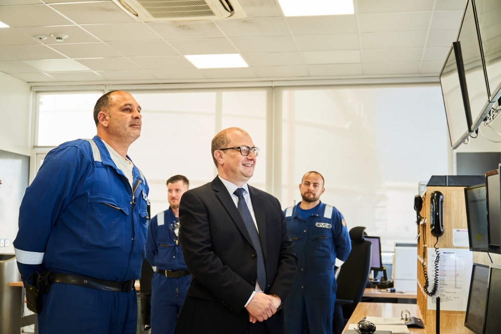 Zrinzo Azzopardi visits companies to promote health and safety at work