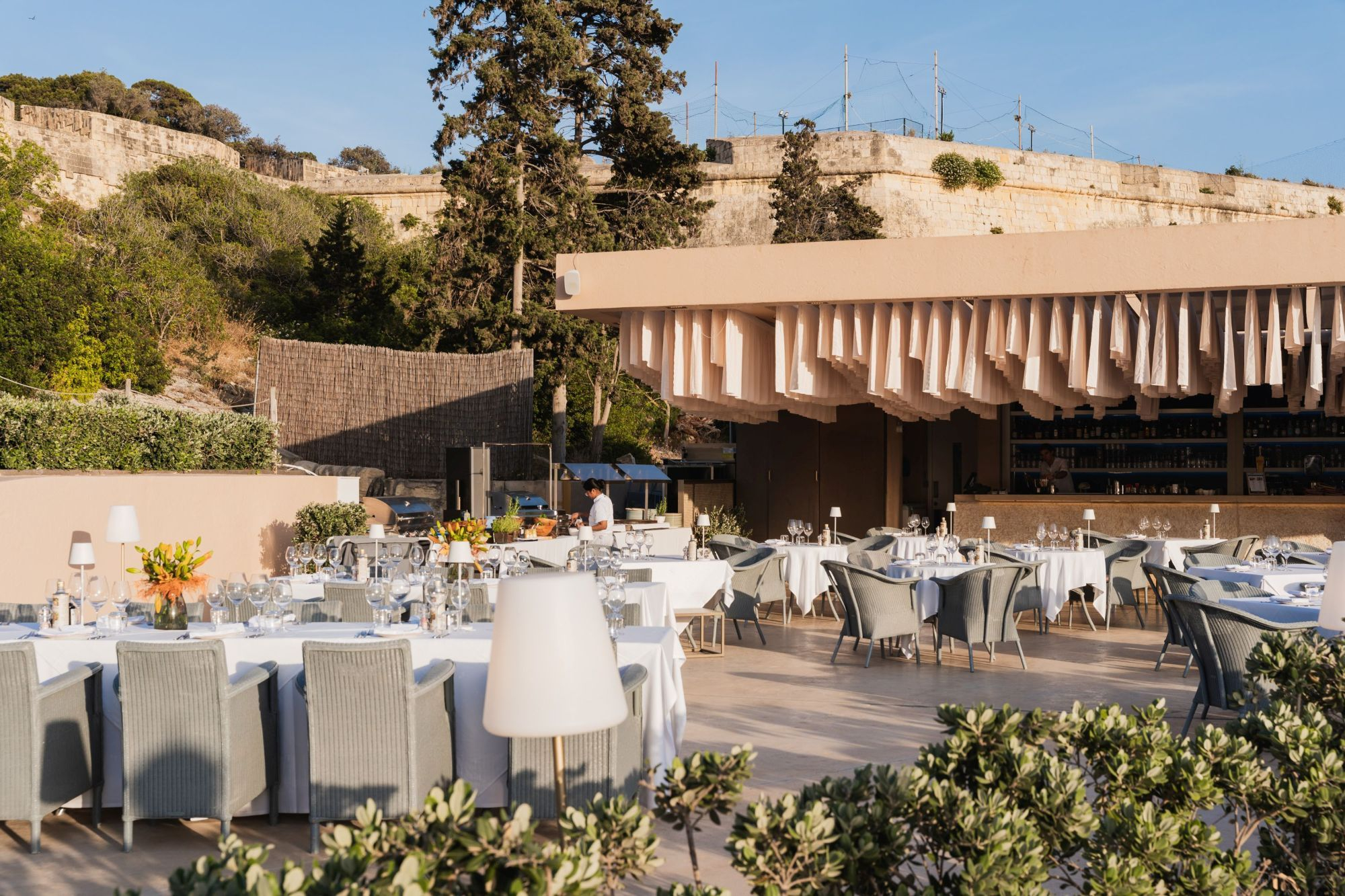 Bastion pool, bar & restaurant returns for Summer at The Phoenicia Malta