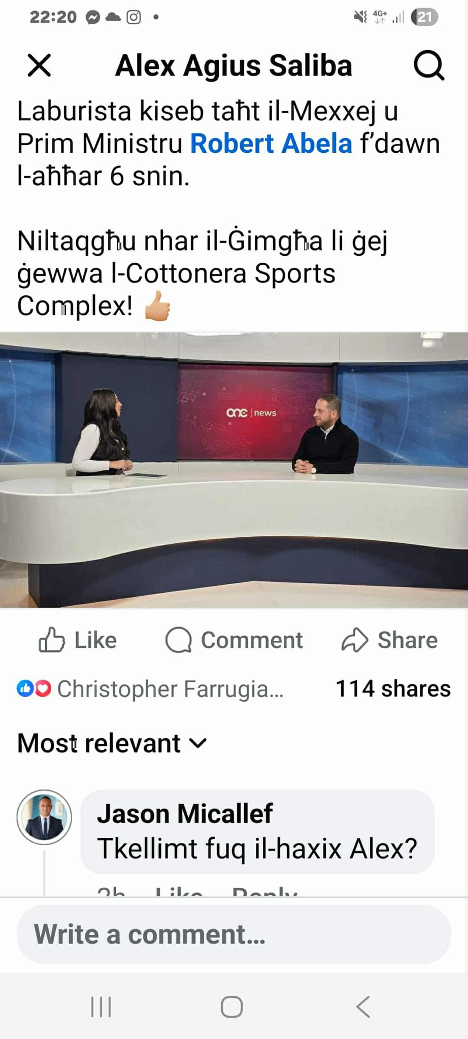 Labour deputy leader plays down Jason Micallef’s cryptic post on the ...