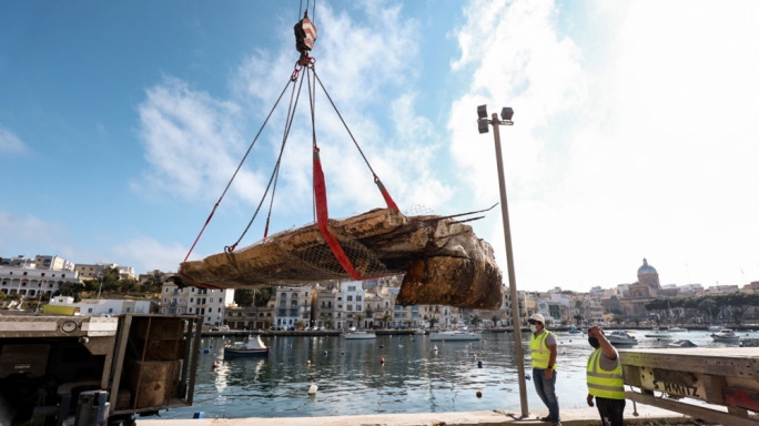 Sally Port Promenade works start to take shape