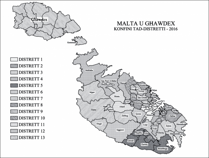 Only two of 13 electoral districts unchanged in border re-adjustment