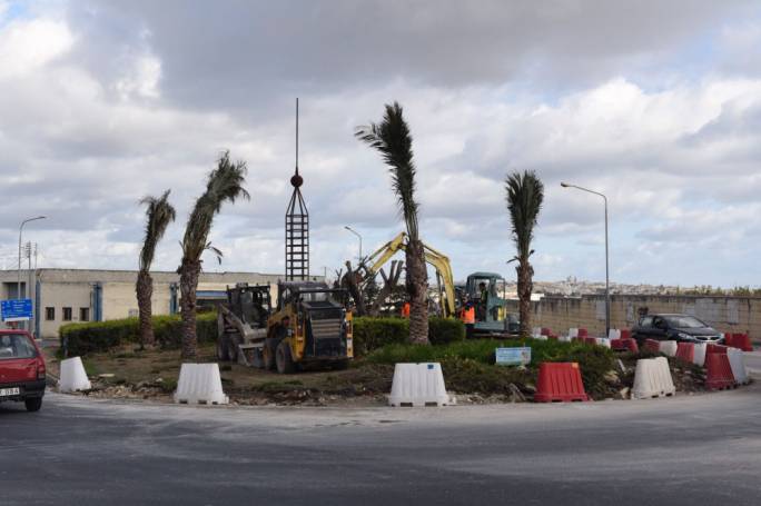 Work on Luqa roundabout commences ahead of Marsa junction project start