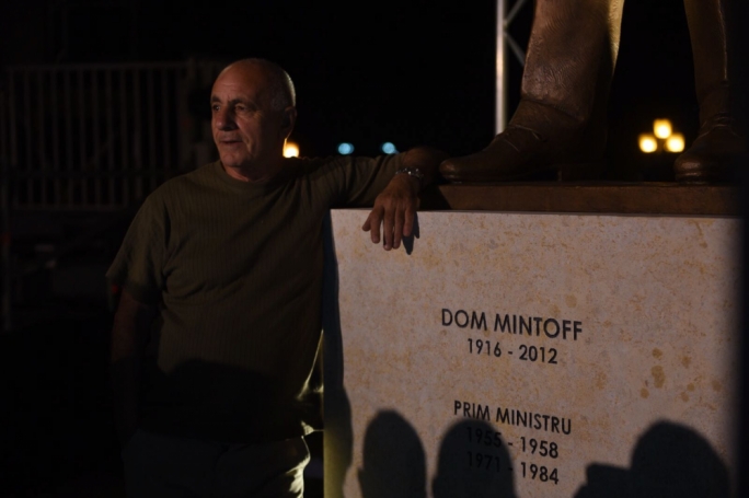 Fr Mark Montebello breaks silence at Dom Mintoff monument unveiling