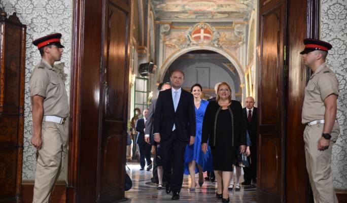 The Joseph Muscat party | Frank Psaila