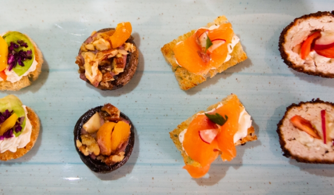 Assorted canapés