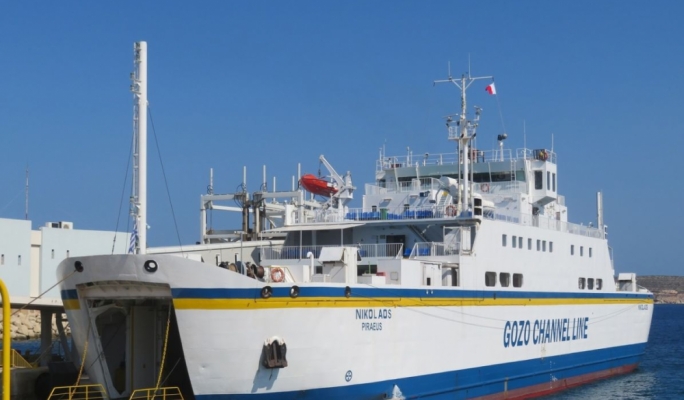 Gozo Channel: MV Nikolaos out of service from 5 to 19 May