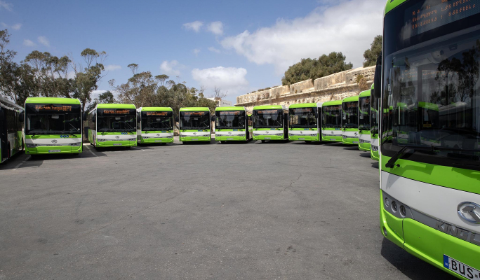 Malta Public Transport adds 30 new buses to its fleet