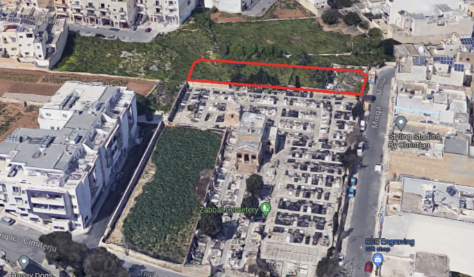 Case officer rules out new dwellings along Zabbar cemetery wall
