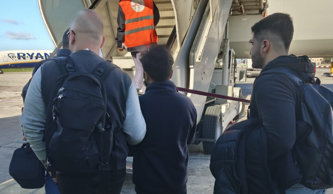 Police carry out second forced return of 2026