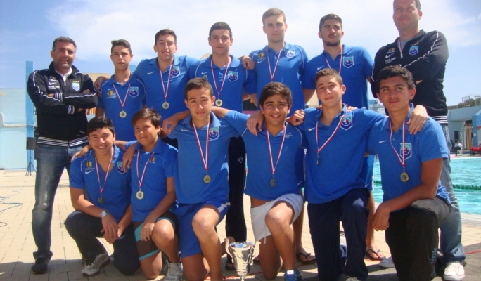 Winter League Trophy presented to Sliema Aquatic Sports Club Water Polo ...